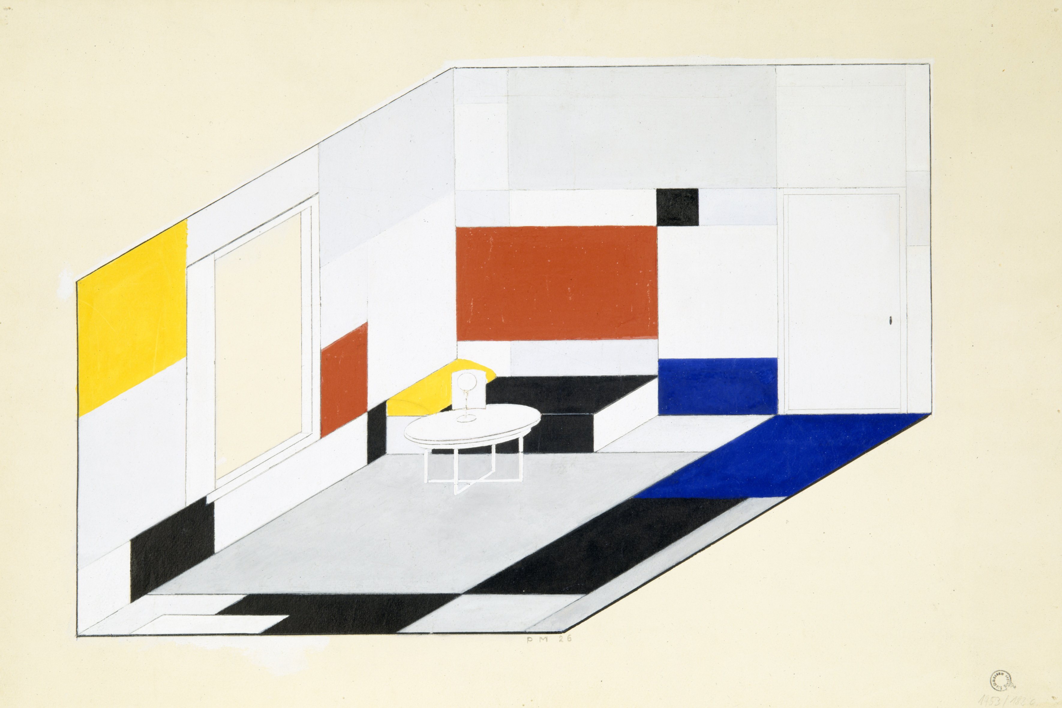Pintura Original De Mondrian Piet Mondrian Pintura A Óleo Sobre